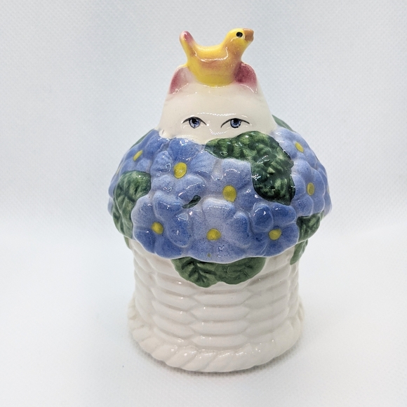 Clay Art | Kitchen | Vintage Bloomin Cat Canary Salt And Pepper Shakers ...